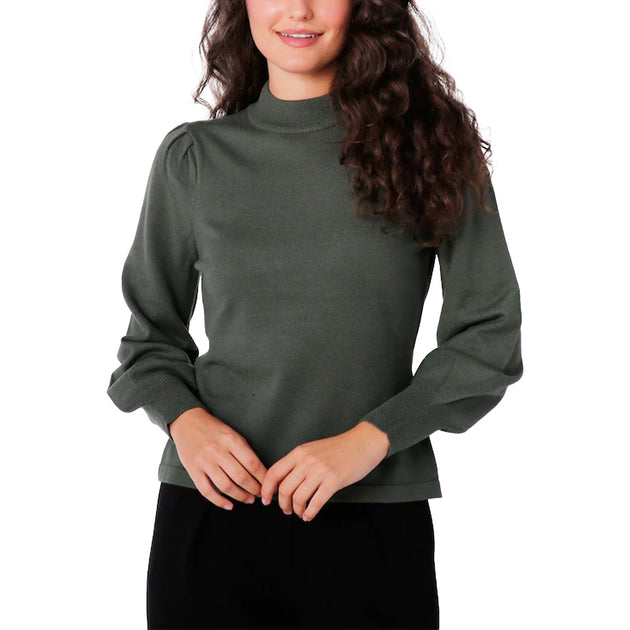 AMY TOP - SMOKE GREEN – TOBOGGAN